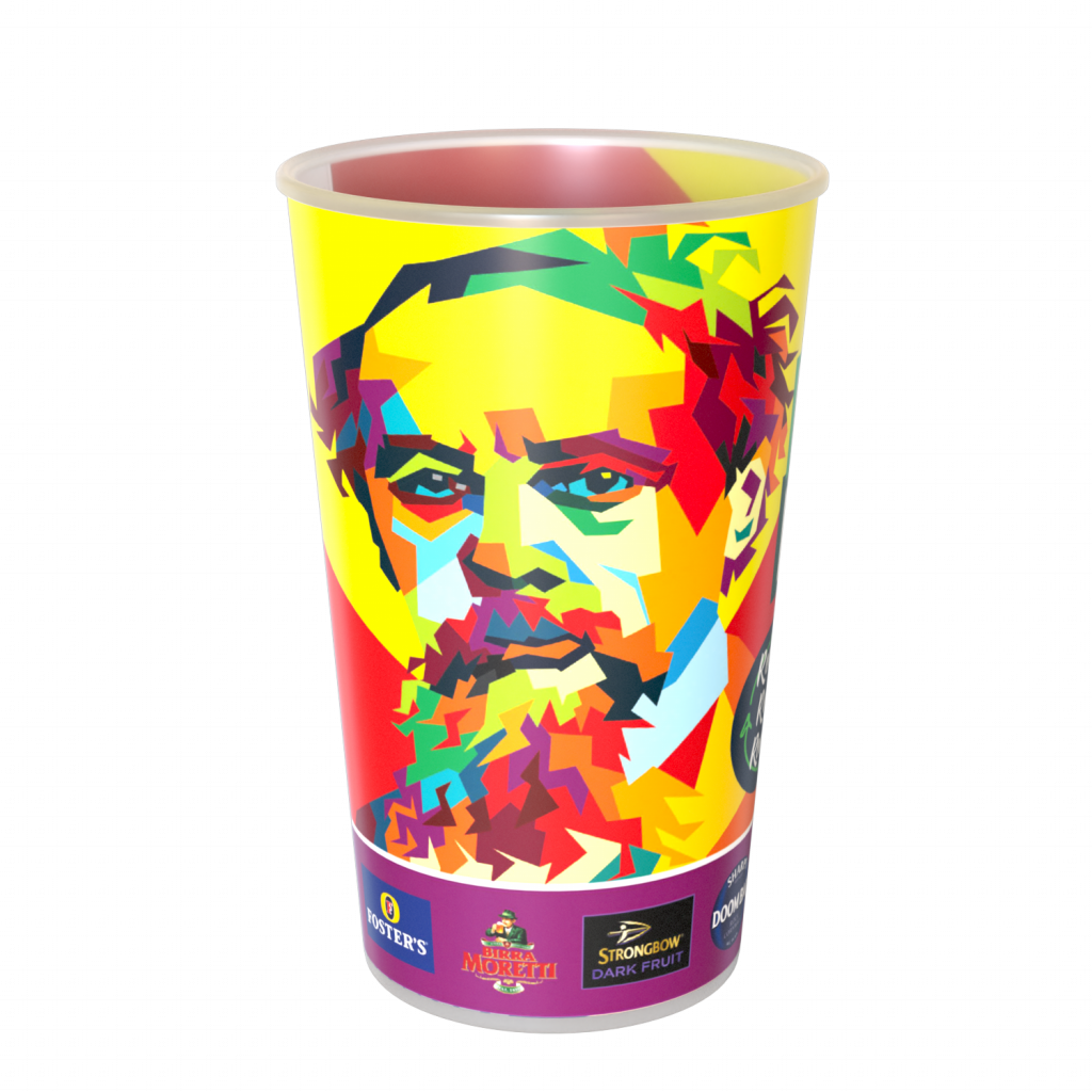 Custom printed reusable branded cups for your event or festival
